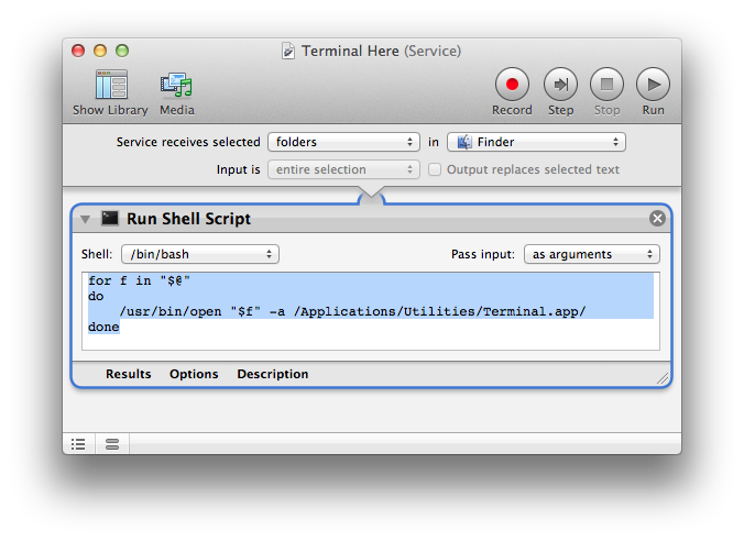 Os X Service Terminal Here Bart Busschots