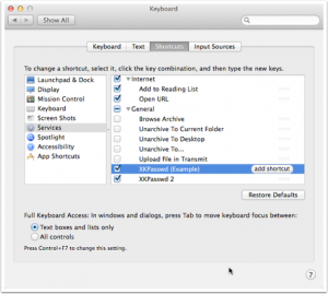 Creating an XKPasswd 2 OS X Service with Automator : Bart Busschots