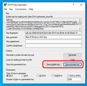 Generating SSH Keys on Windows with PuTTYgen : Bart Busschots